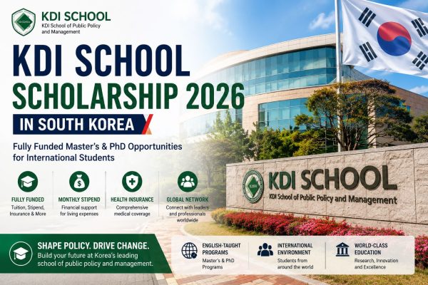 KDI School Scholarship 2026 in South Korea (Fully Funded)